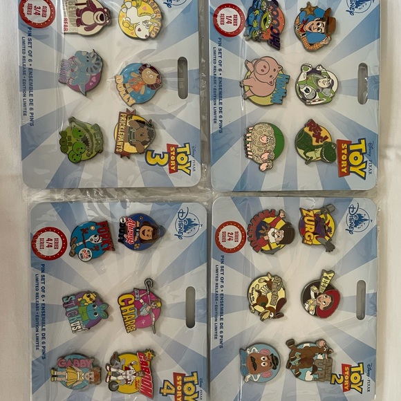 Disney | Other | Toy Story Pin Set Lot | Poshmark